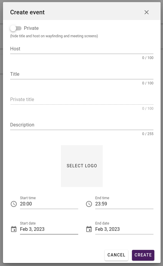 Events | Hub - Documentation Portal